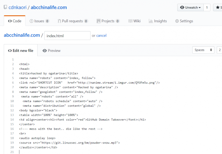 GitHub Custom Domain or Subdomain Takeover